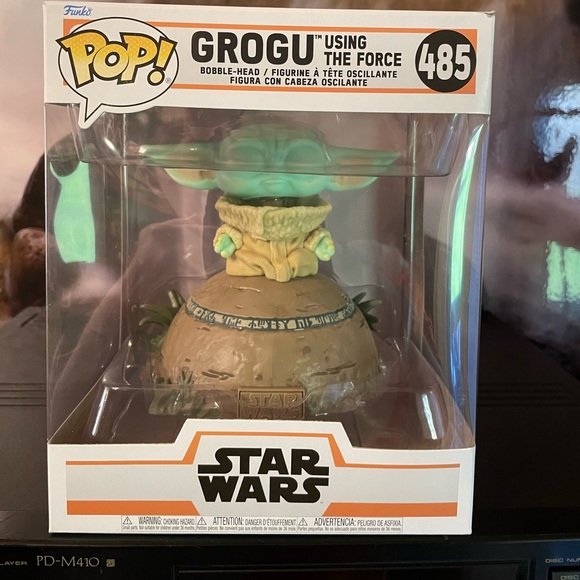 Funko | Toys | Collectible Funko Pop 485 Grogu Using The Force In ...